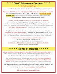 Liability Notice for Home and Retail Outlet – Sovereign By Design